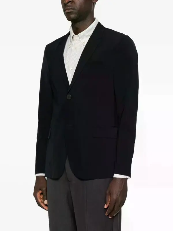 Emporio Armani Chest-pocket Single-breasted Blazer
