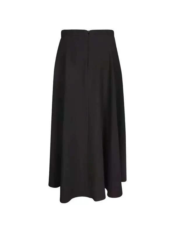 BLANCA VITA High-waisted A-line Maxi Skirt