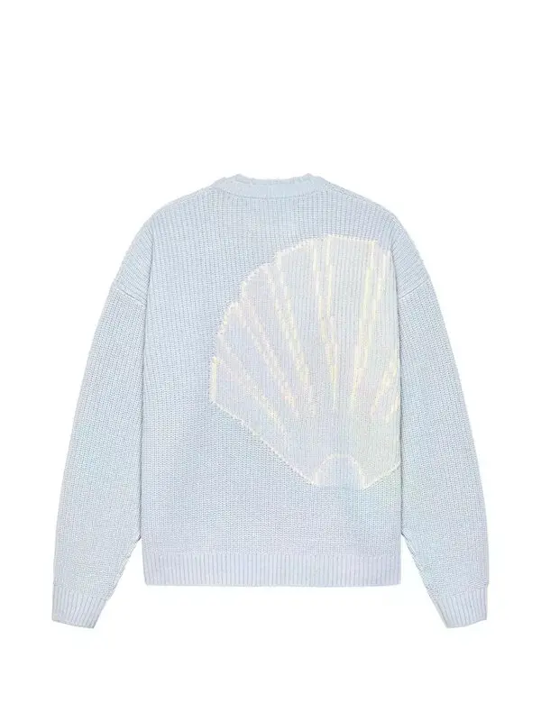 NEW AMSTERDAM SURF ASSOCIATION Big Logo Oyster-jacquard Sweater