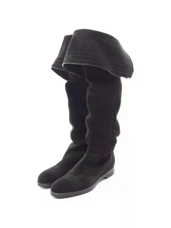 LOUIS VUITTON 2011 Suede Knee-high Boots