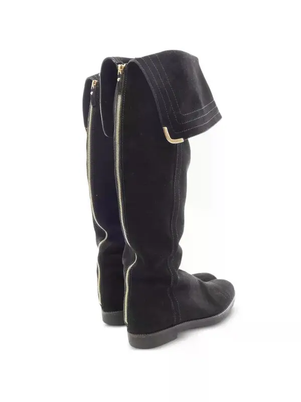 LOUIS VUITTON 2011 Suede Knee-high Boots