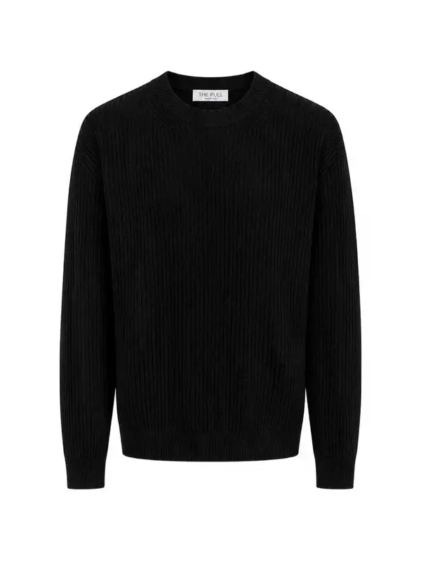 THE PULL Ribbed-knit Crew-neck Sweater