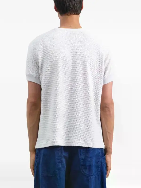You Must Create Marquee Piqué-textured T-shirt