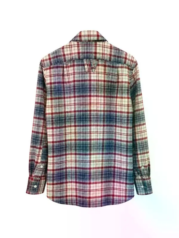 WILLY CHAVARRIA Checked Wool Shirt
