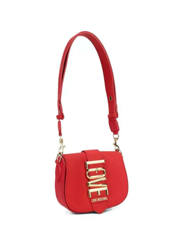 Moschino Logo-plaque Shoulder Bag - Red