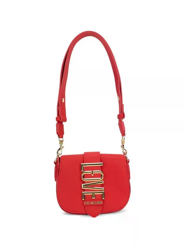 Moschino Logo-plaque Shoulder Bag - Red