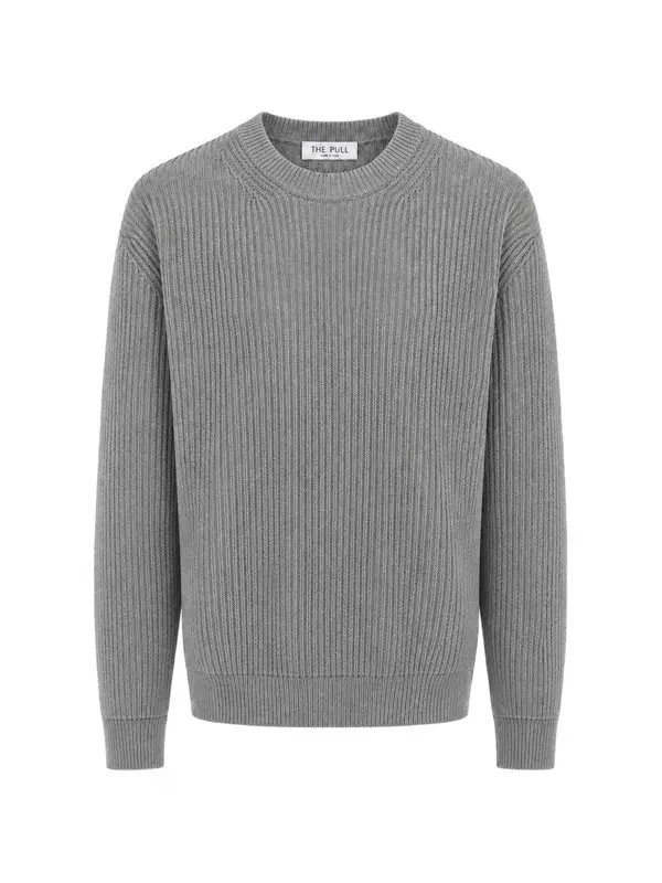 THE PULL Ribbed-knit Crew-neck Sweater