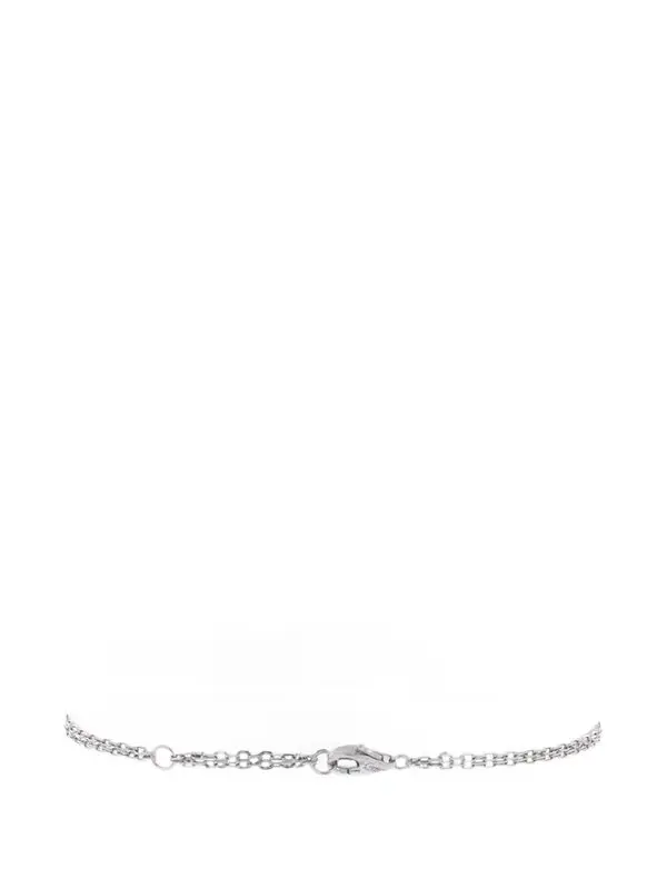 Cartier 2 Diamonds Love 18k White Gold With Diamonds Bracelet