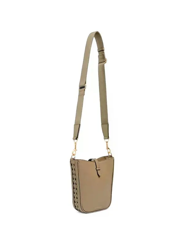 AVITEUR Mini Gigi Woven-detail Shoulder Bag