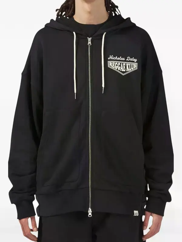 NICHOLAS DALEY Waffle Lined Riot Hoodie