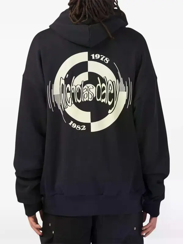 NICHOLAS DALEY Waffle Lined Riot Hoodie
