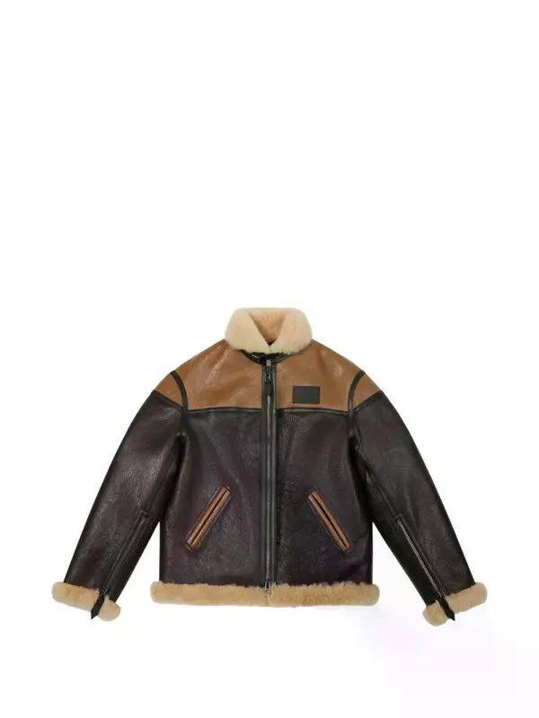 Kenzo Flying Boke Shearling Jacket