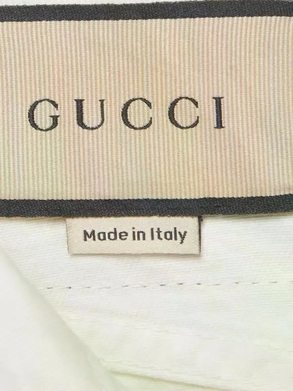 Gucci High-waisted Denim Shorts