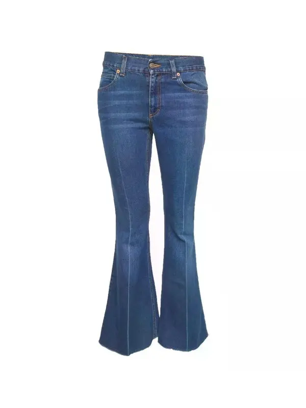 Gucci Faded Flared Jeans