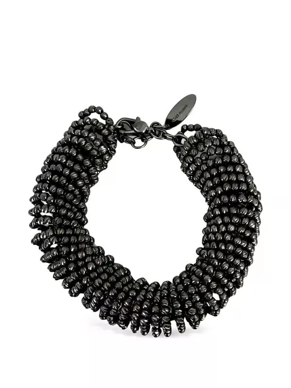 Brunello Cucinelli Beaded Multi-strand Bracelet - Silver