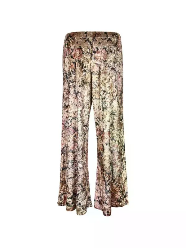 PIERRE-LOUIS MASCIA Ranada Floral-print Trousers