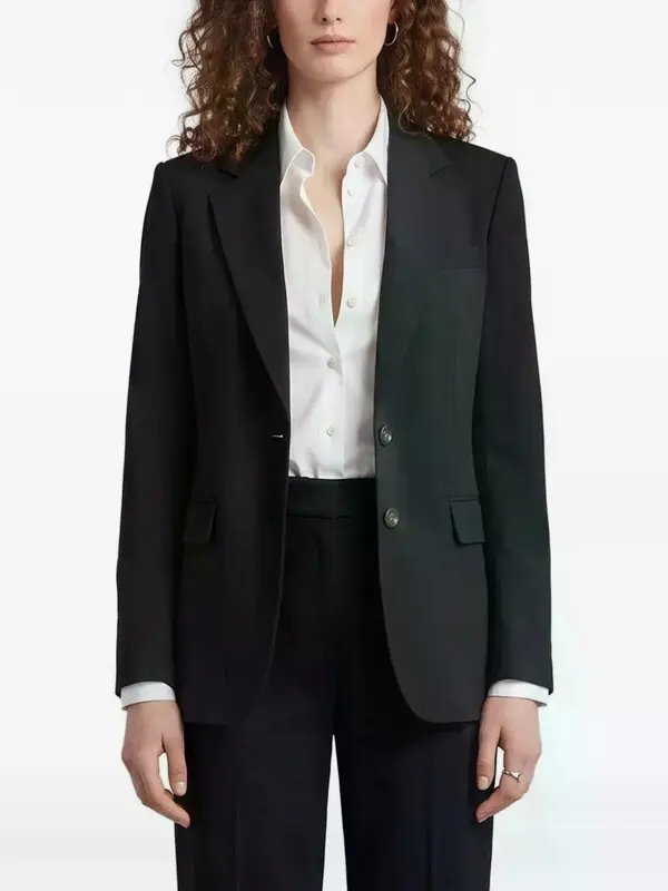 SUTTON NEW YORK Single-breasted Stretch-canvas Blazer