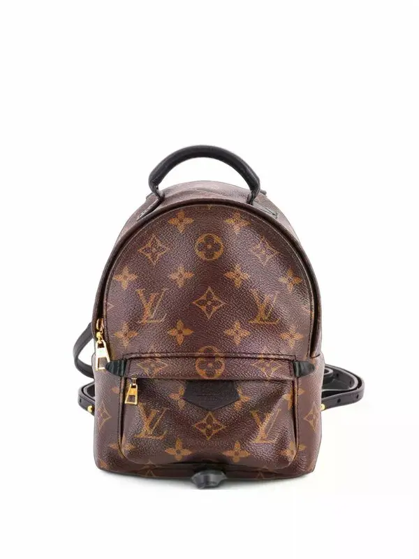LOUIS VUITTON Palm Springs Monogram Canvas Mini Backpack