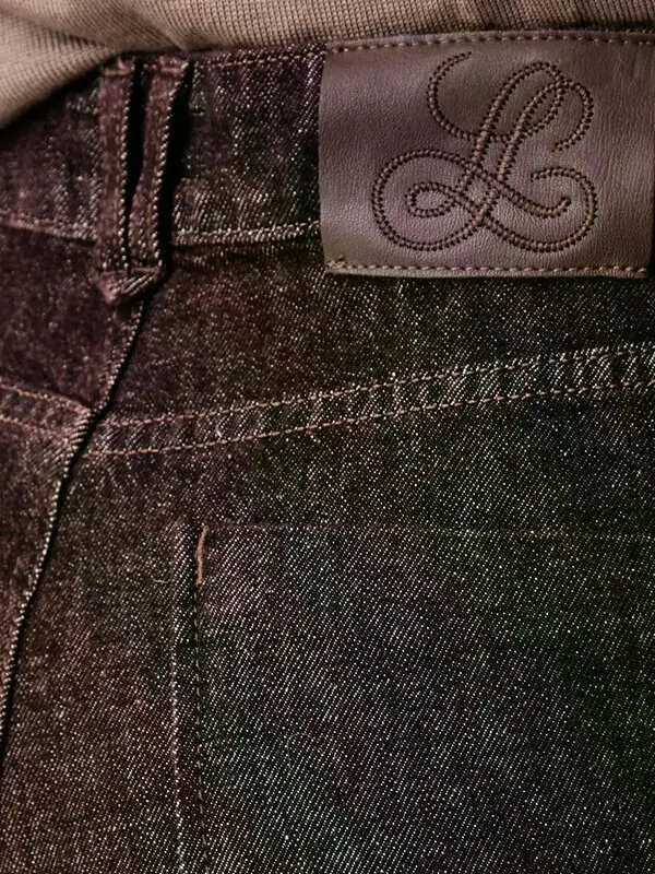 Luisa Spagnoli Opaglio Logo-patch Wide-leg Jeans