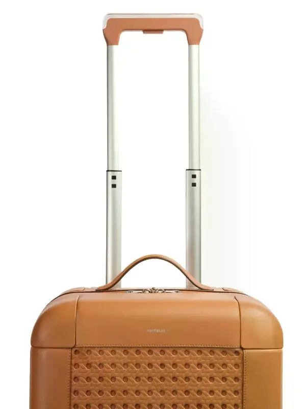 AVITEUR Small Cannage Leather Suitcase