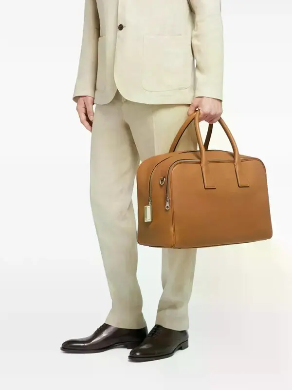 AVITEUR Medium Cristallo Leather Weekend Bag