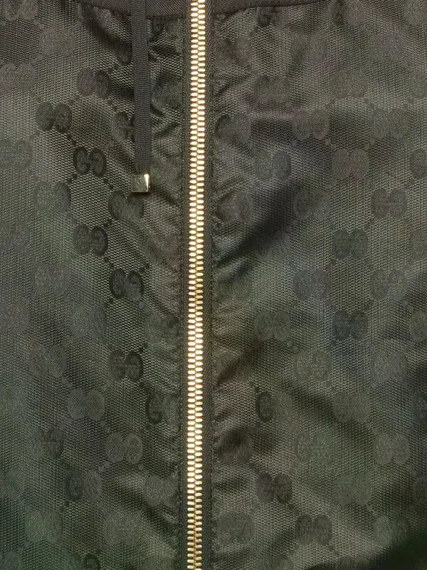 Gucci 2006 Monogram-print Hooded Jacket