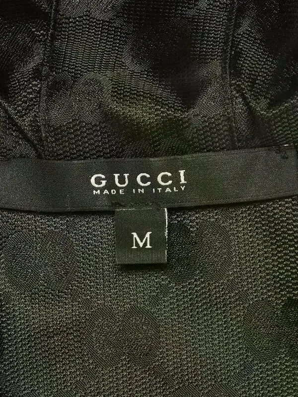 Gucci 2006 Monogram-print Hooded Jacket