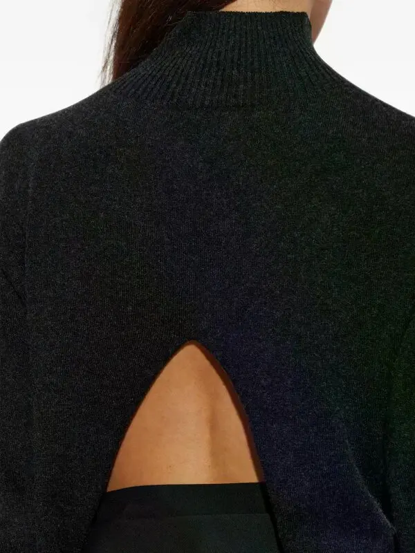 Issey Miyake Split-back Knit Sweater