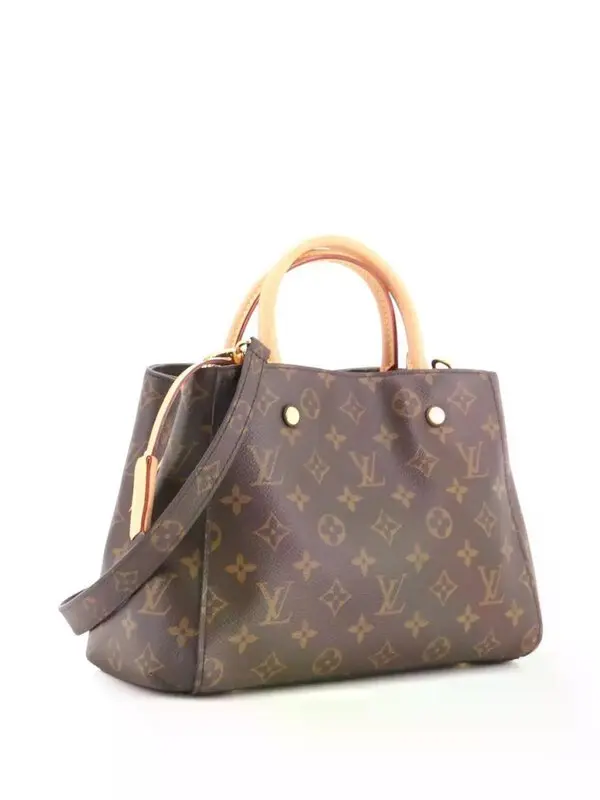 LOUIS VUITTON Montaigne Handbag Monogram Canvas Bb Satchel