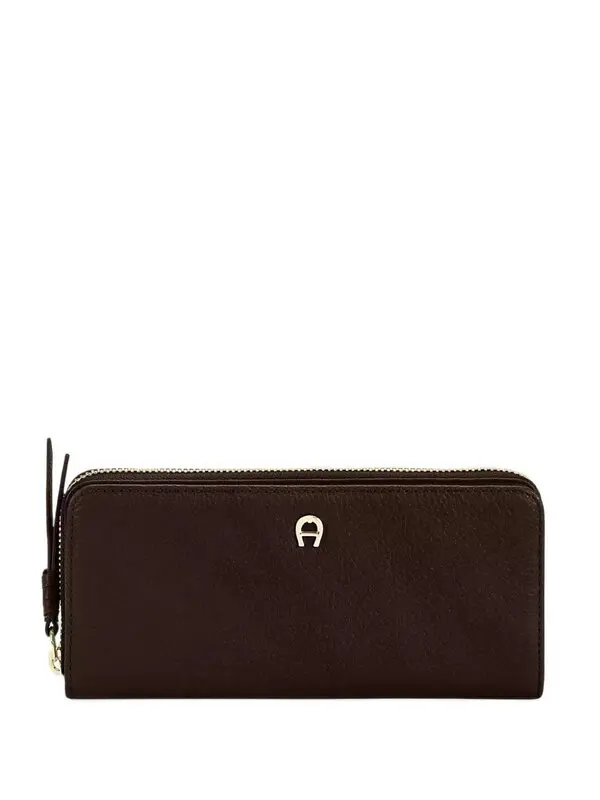 AIGNER Paola Logo-plaque Leather Wallet