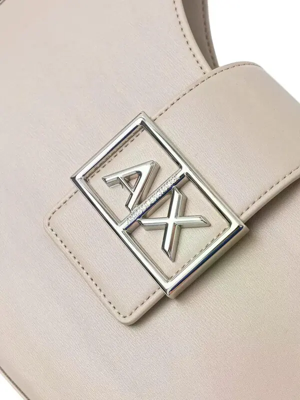 Armani Exchange Logo-plaque Crescent Shoulder Bag