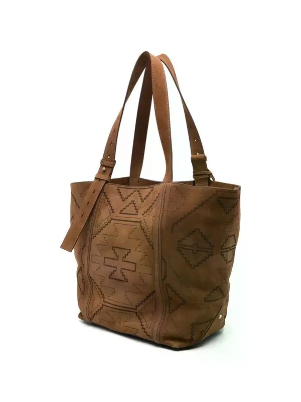 GOLDEN GOOSE 24/7 Geometric-embroidered Tote Bag