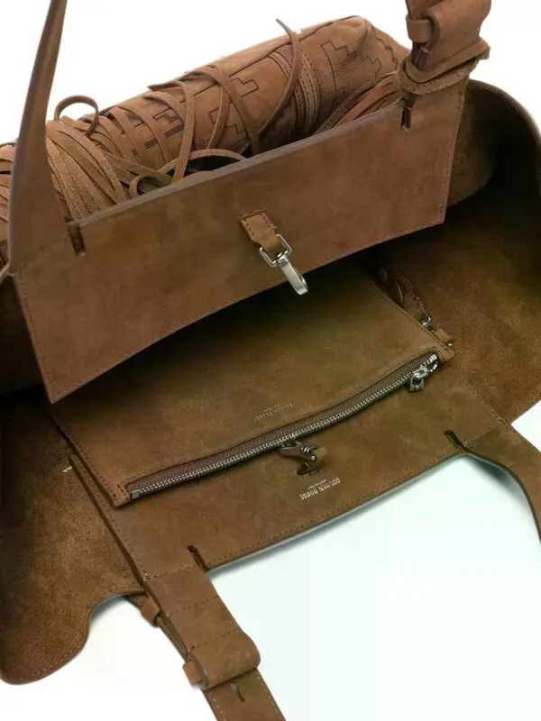 GOLDEN GOOSE 24/7 Geometric-embroidered Tote Bag