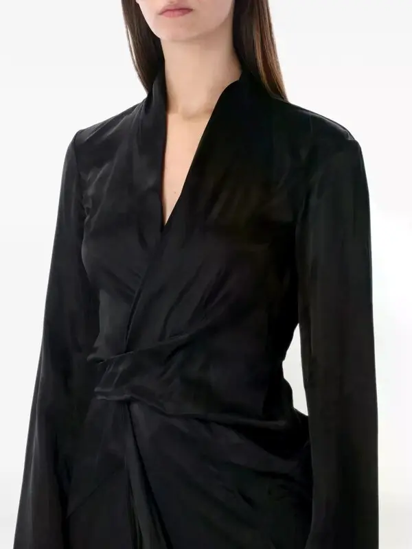 Rick Owens Long Wrap Gown