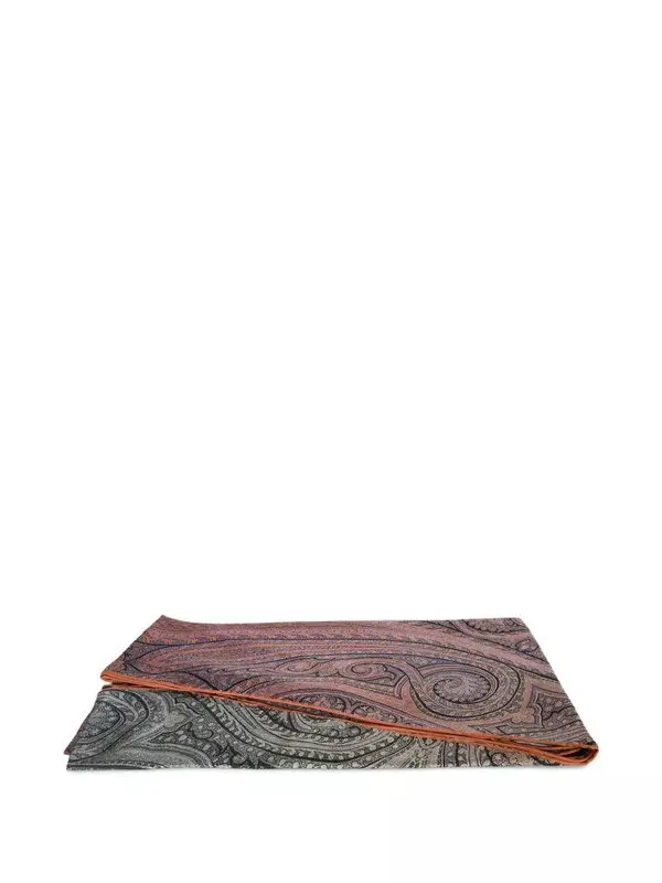 PIERRE-LOUIS MASCIA Aloeuw Paisley-print Scarf - Pink