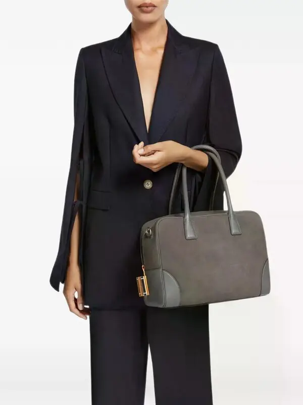 AVITEUR Cristallo Nubuck Leather Tote Bag