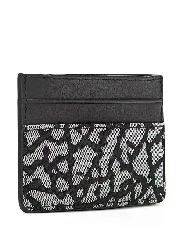 JORDAN Icon Elephant-print Cardholder - Black