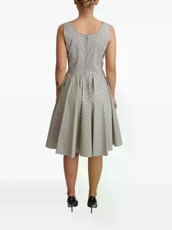Dolce & Gabbana Polka-dot Flared Midi Dress