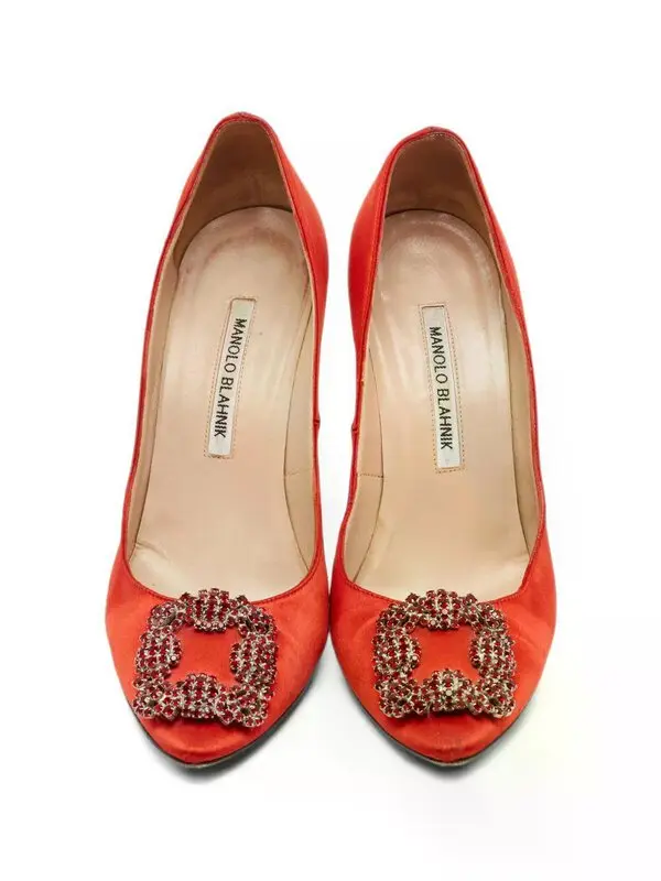 Manolo Blahnik Hangisi Heeled Pumps