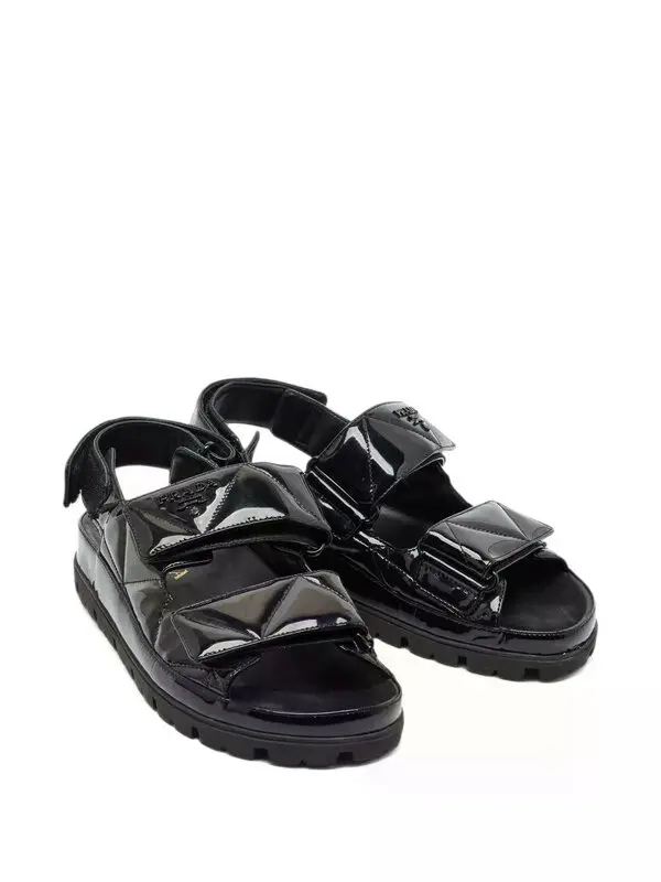Prada Padded Platform Sandals