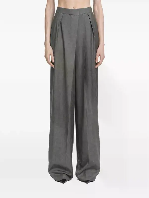 PETAR PETROV Flash Cut Palazzo Pants