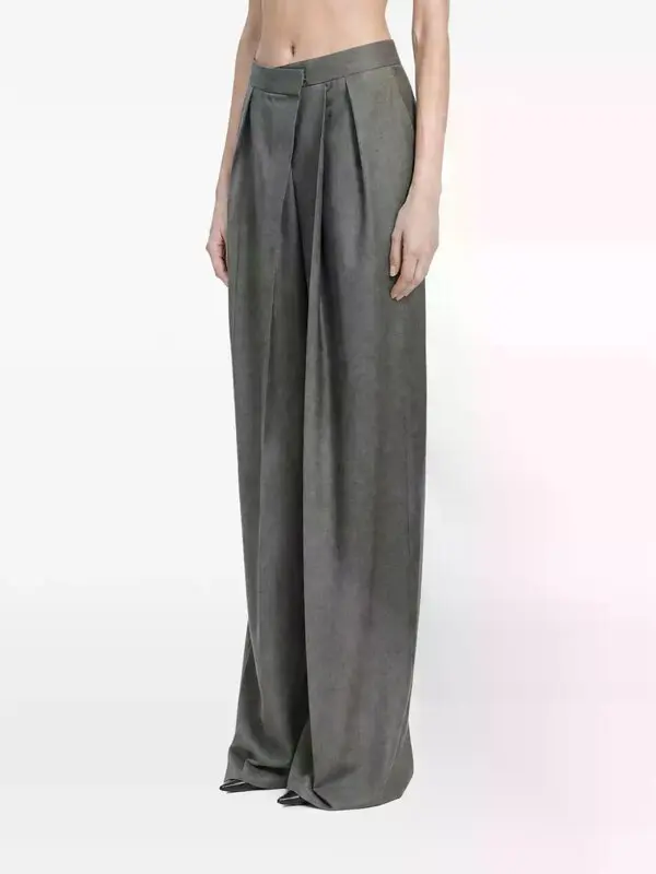 PETAR PETROV Flash Cut Palazzo Pants