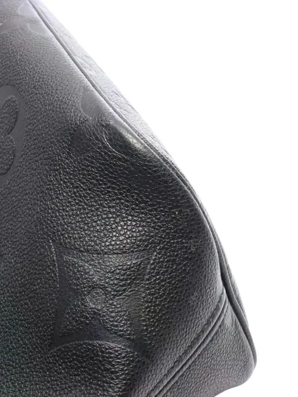 LOUIS VUITTON 2021-2026 Monogram Giant Empreinte Neverfull Mm Tote Bag - Black