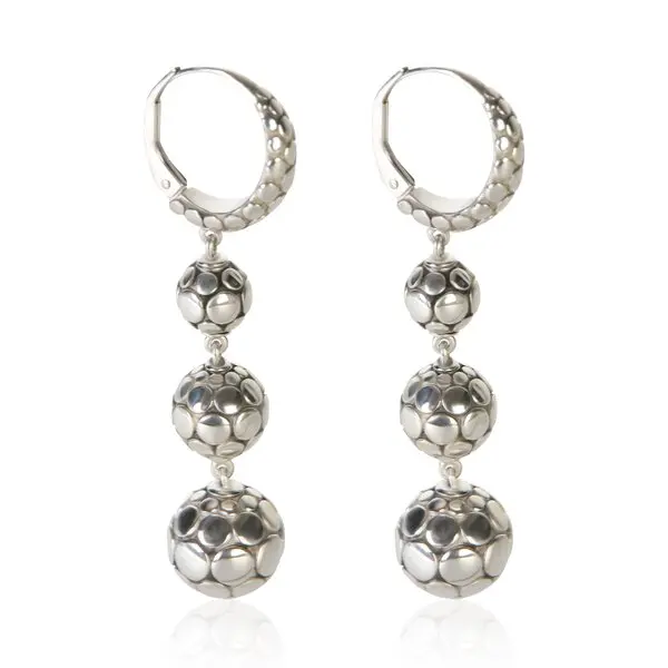 John Hardy Dot Ball Drop Earrings