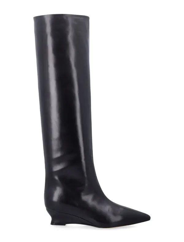 Le Monde Beryl Pointed-toe Knee-high Boots - Nero