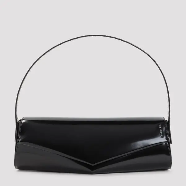 JIL SANDER Kante Flap Mini Shoulder Bag - Black