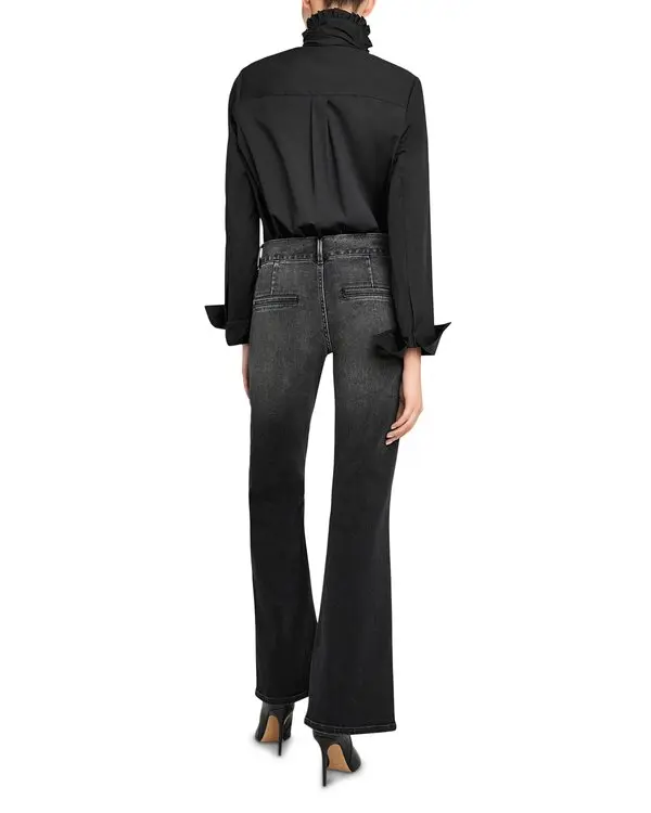 Kobi Halperin Rocco Ruffled Tie Neck Blouse
