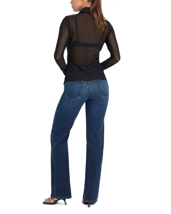 Good American Petites Good Straight Jeans In Indigo572