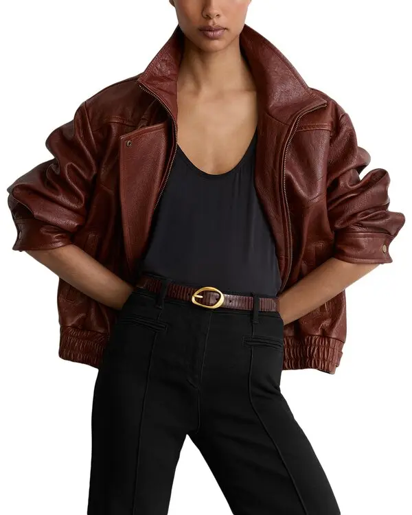REISS Claude High Rise Flared Jeans