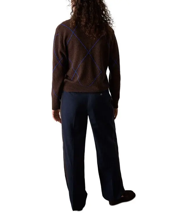 Whistles Side Stripe Straight Pants